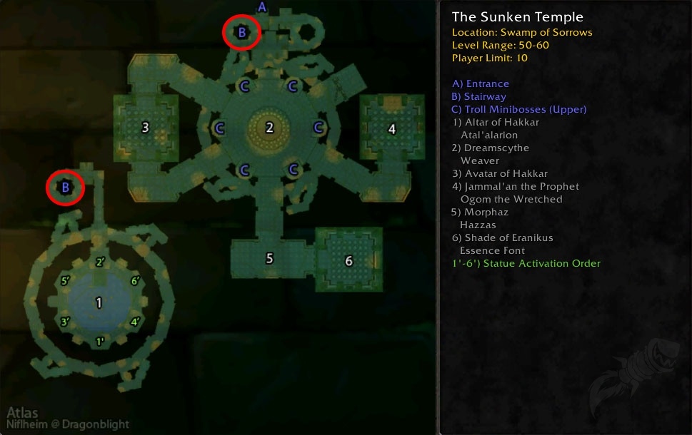 Sunken Temple Maps (Classic) - Gallery - Mists of Pandaria Classic
