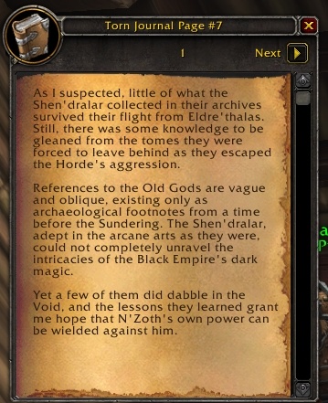 JournalPage - Gallery - Classic World of Warcraft