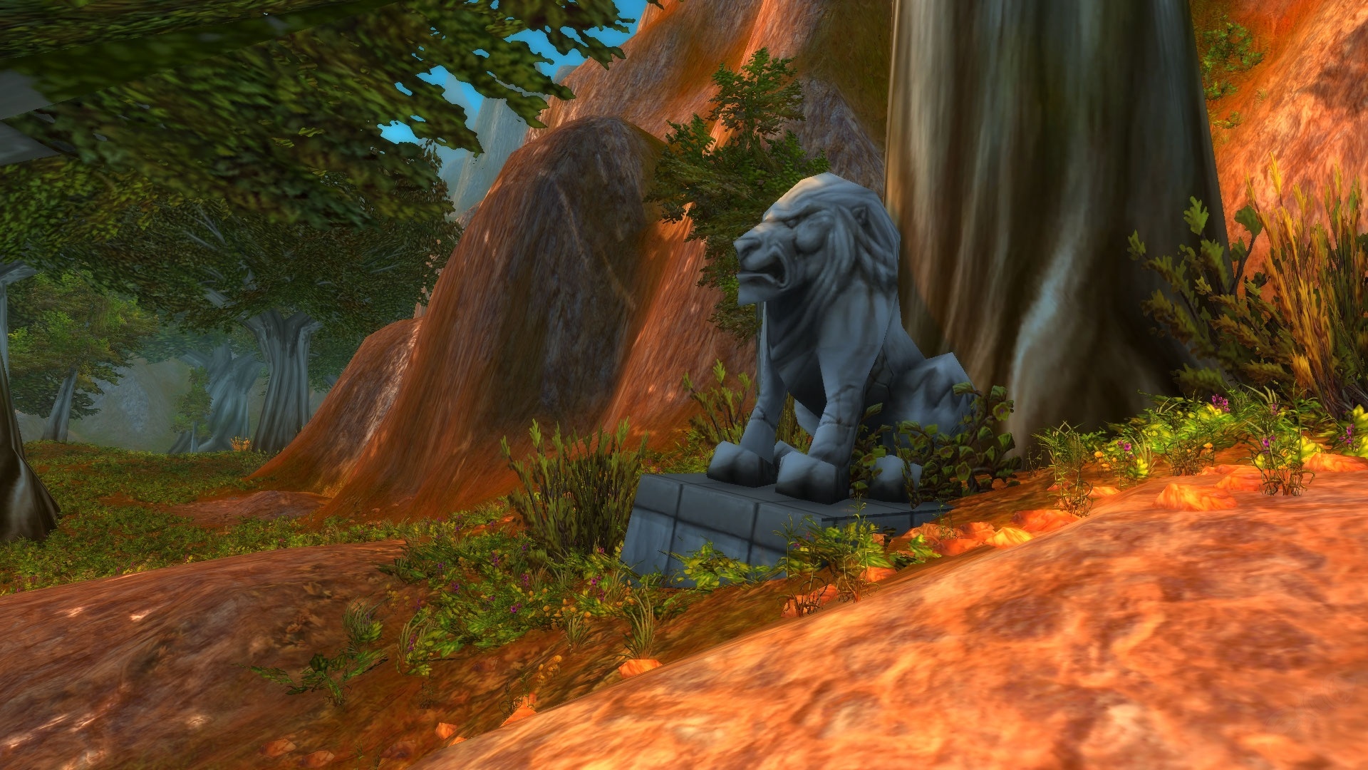 Old Lion Statue - Object - TBC Classic