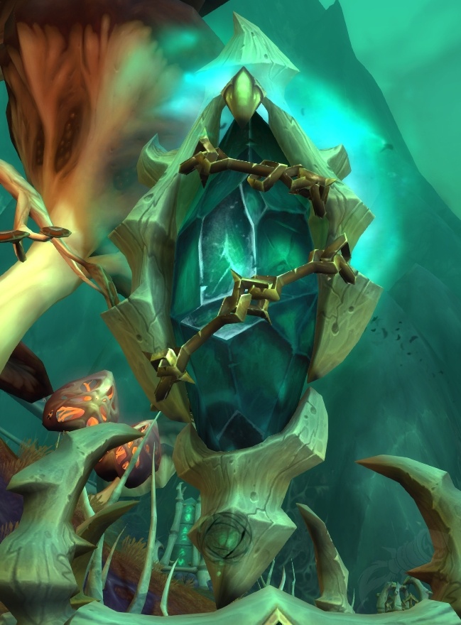 Imbibing Anima Crystal - NPC - World of Warcraft