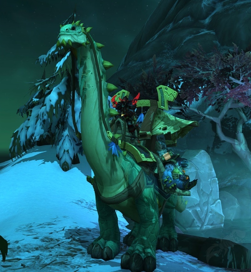 Могучий вьючный брутозавр - Заклинание - World of Warcraft