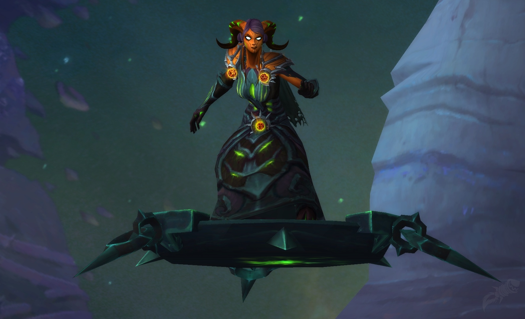 Vilincantatore del Trono Infuocato - PNG - World of Warcraft