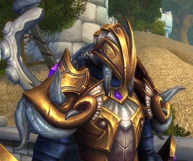 Corrupted Gladiator's Plate Shoulderguards - Item - World of Warcraft