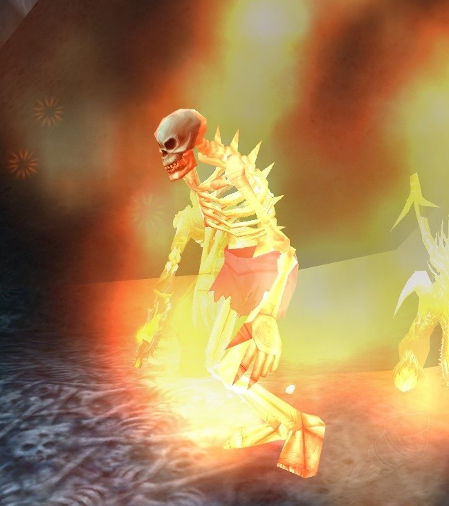 Burning Skeleton - NPC - WotLK Classic