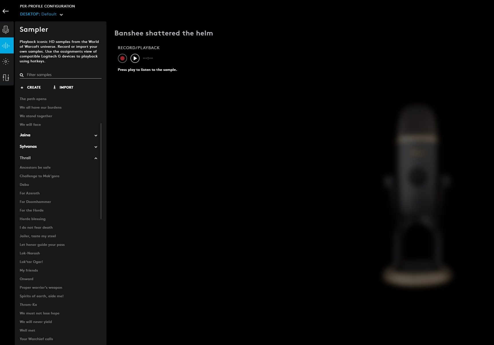 Blue Microphone Guide - Gallery - Classic World of Warcraft