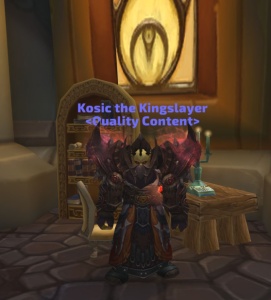 the Kingslayer - Title - WotLK Classic