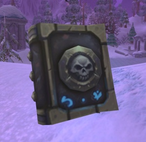 Icy Book - Object - World of Warcraft