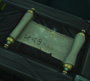 Titan Scroll - Object - World of Warcraft