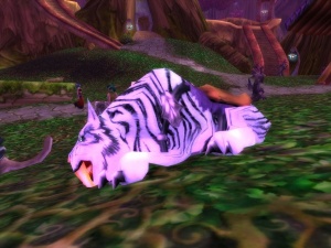 Riding Striped Frostsaber - NPC - World of Warcraft